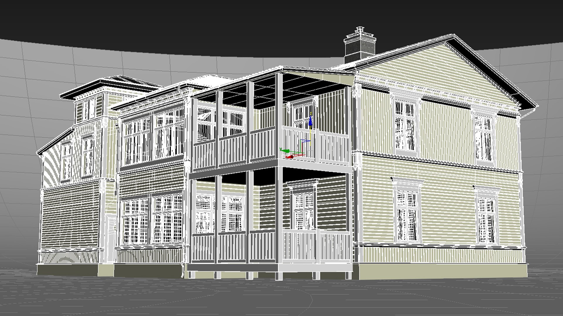 3D house manison 1920 - TurboSquid 1662960