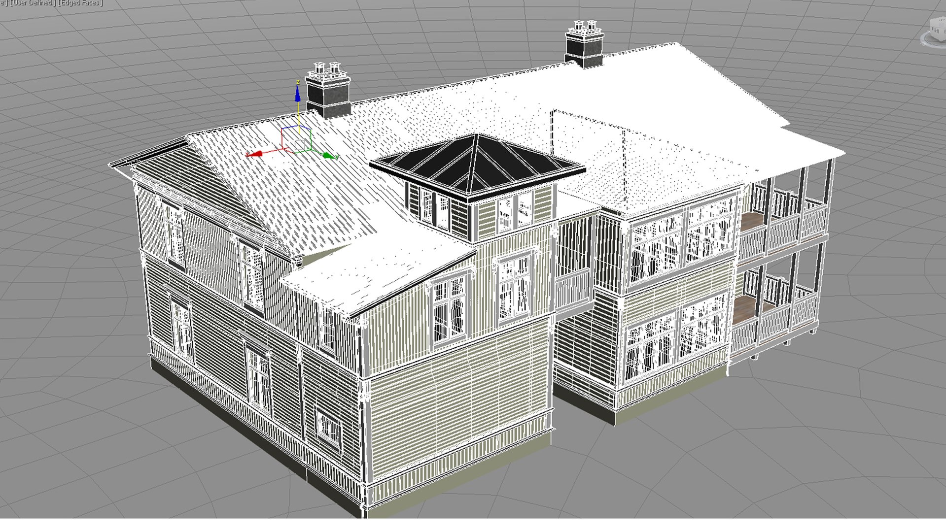 3D house manison 1920 - TurboSquid 1662960