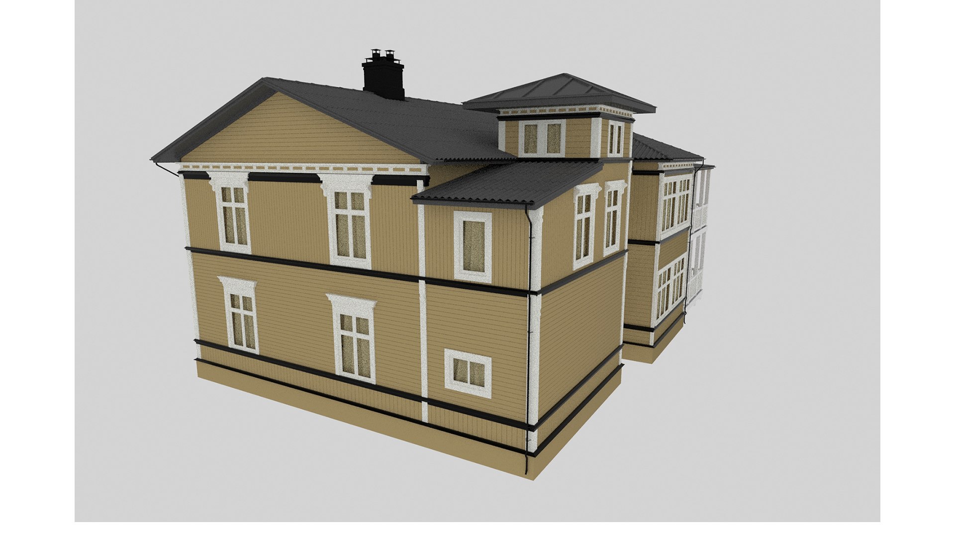 3D house manison 1920 - TurboSquid 1662960