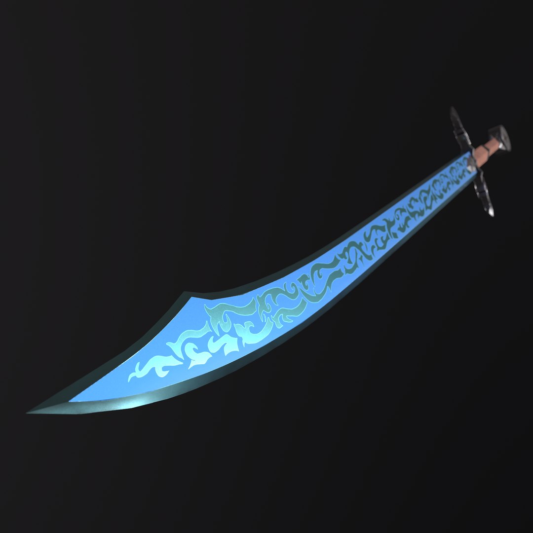 3D Saber Sword Fantasy Medieval Stylized PBR Model - TurboSquid 2268271