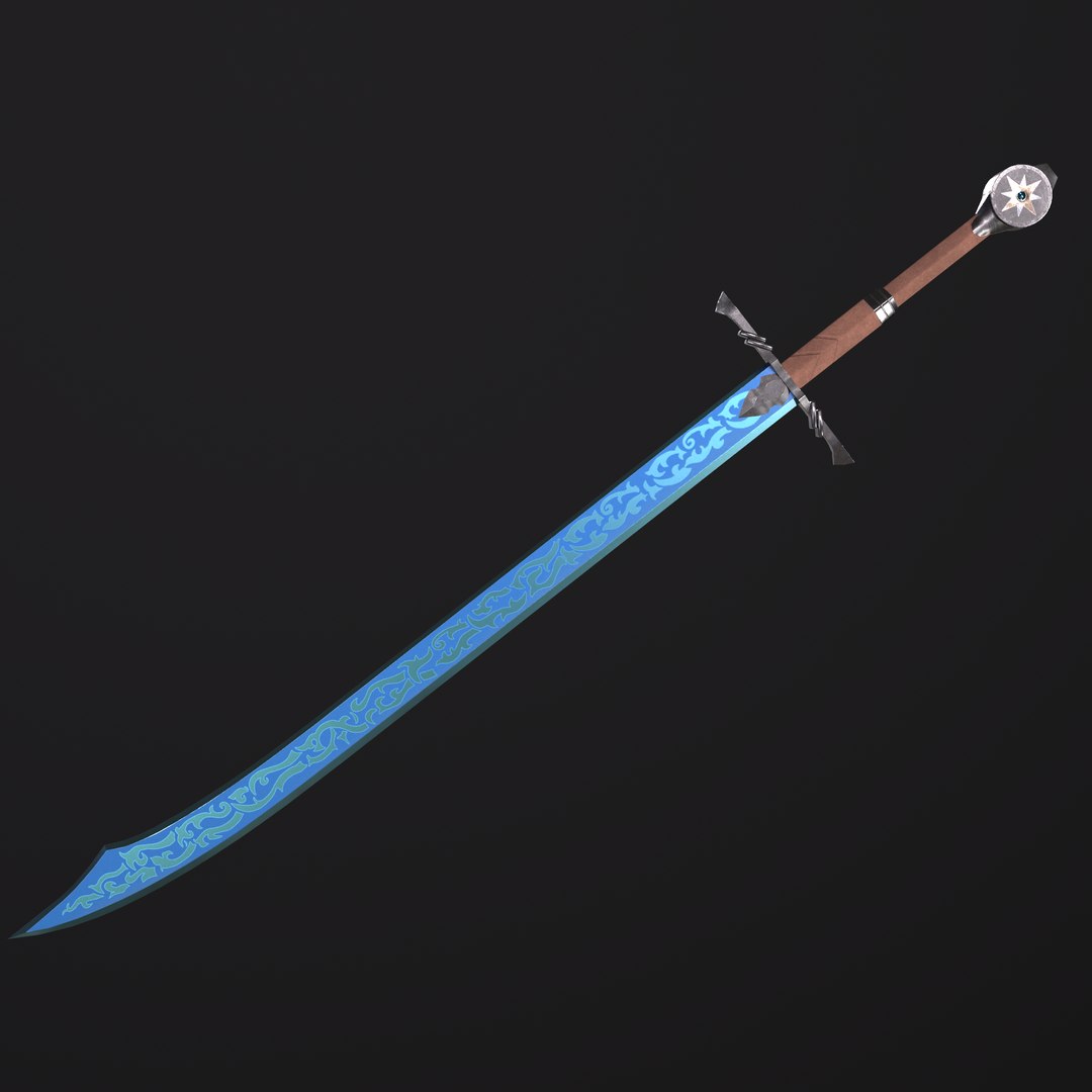 3D Saber Sword Fantasy Medieval Stylized PBR Model - TurboSquid 2268271