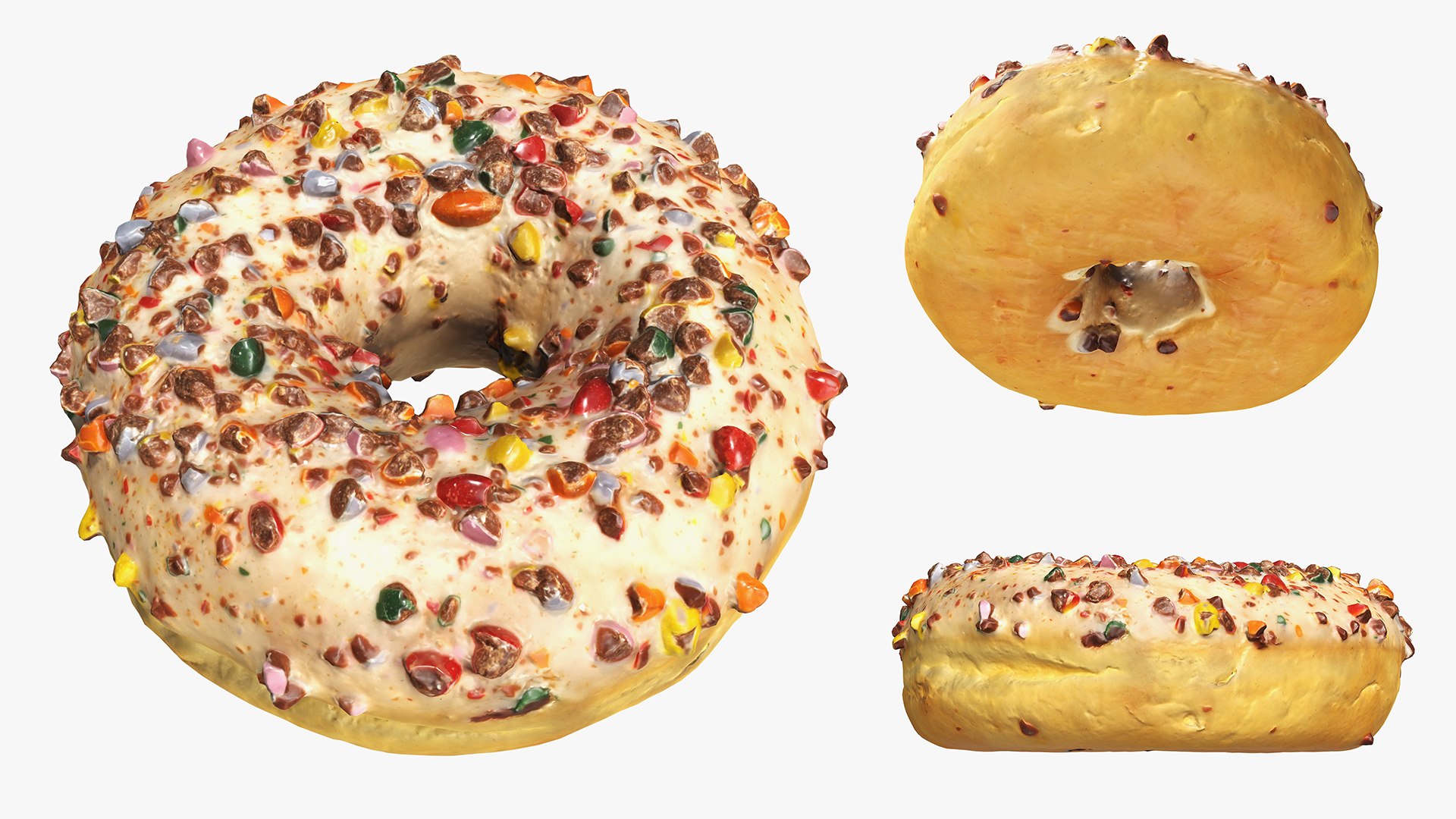 3D Donut Best With Coffee - TurboSquid 2412721