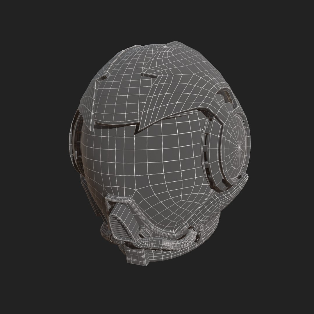 Helmet armor 3D model - TurboSquid 1475603