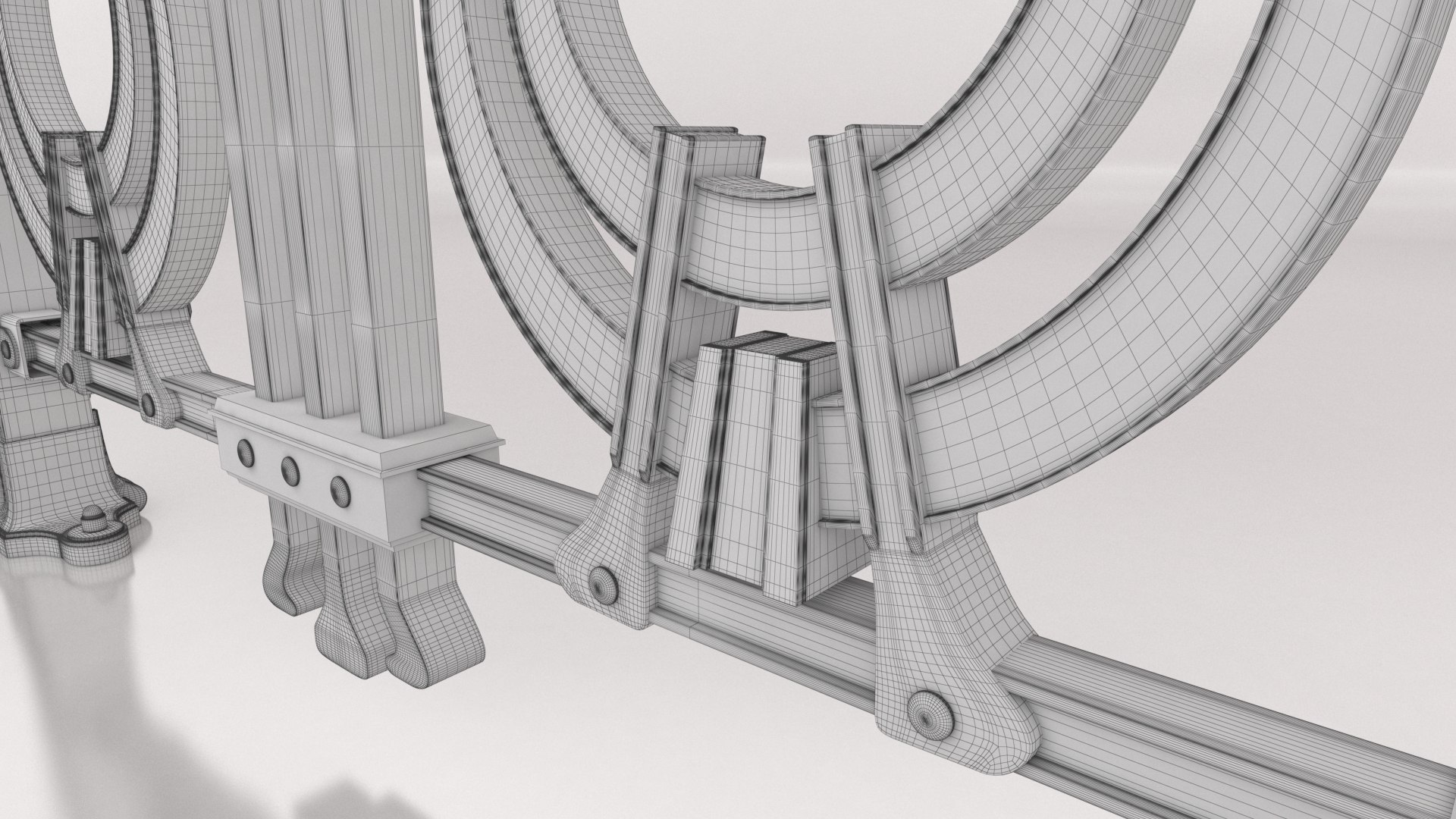 Railing Otto Wagner Architectural Model - TurboSquid 1441810