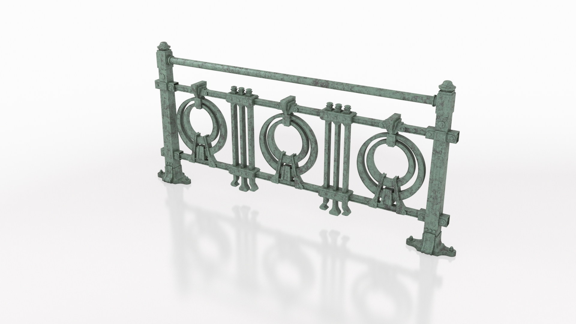 Railing Otto Wagner Architectural Model - TurboSquid 1441810