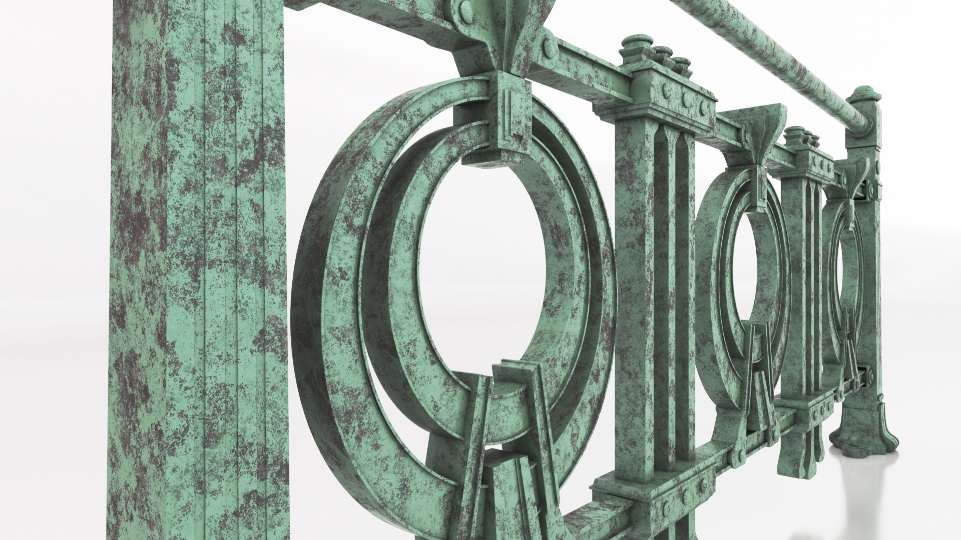 Railing Otto Wagner Architectural Model - TurboSquid 1441810