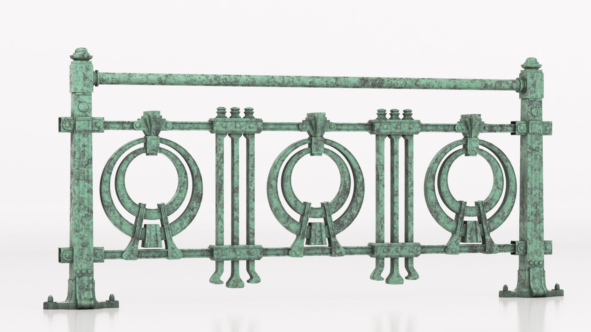 Railing Otto Wagner Architectural Model - TurboSquid 1441810