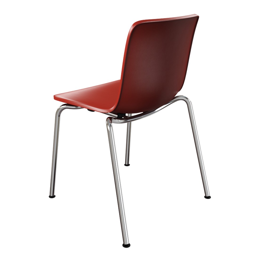 3d model vitra hal chair