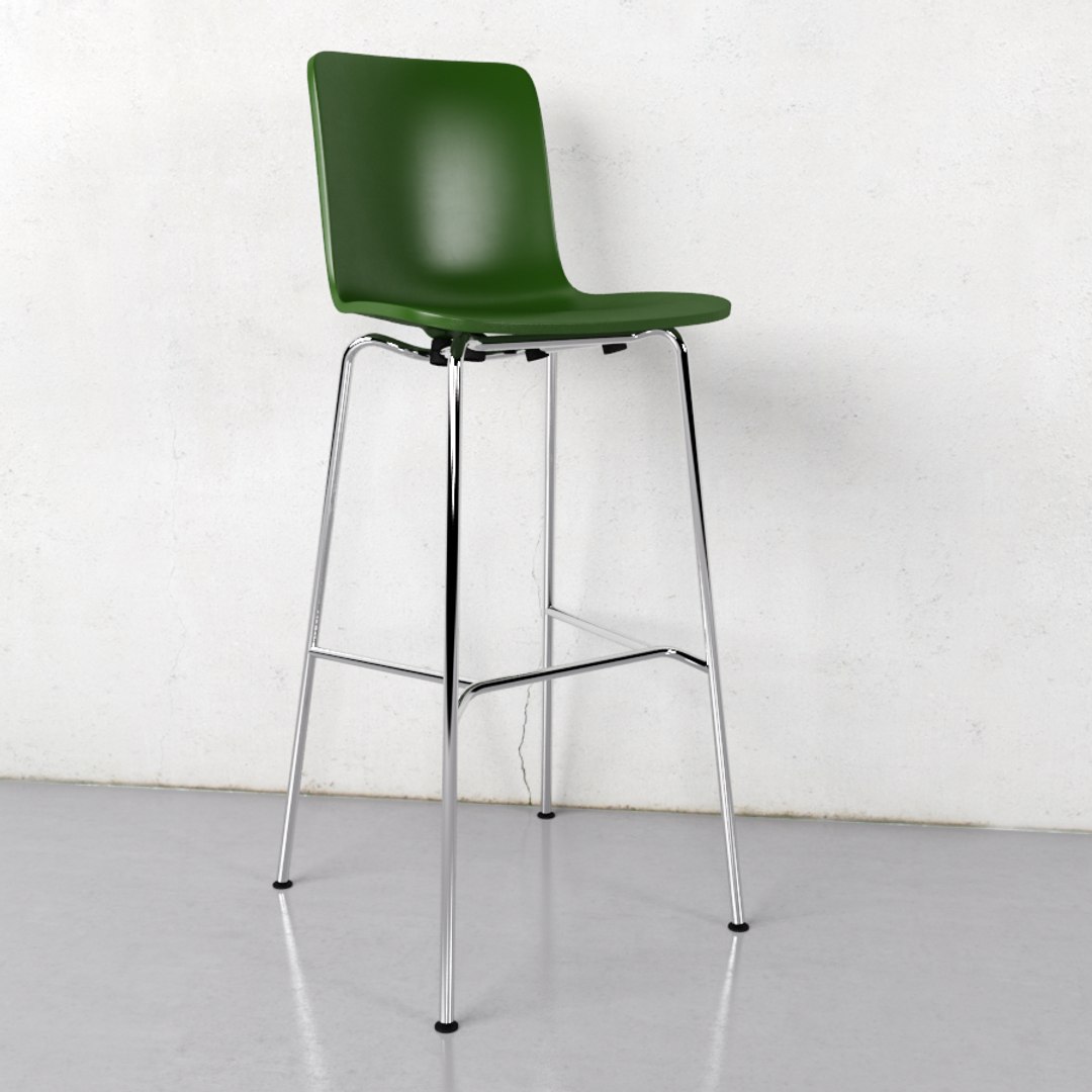 3d model vitra hal chair