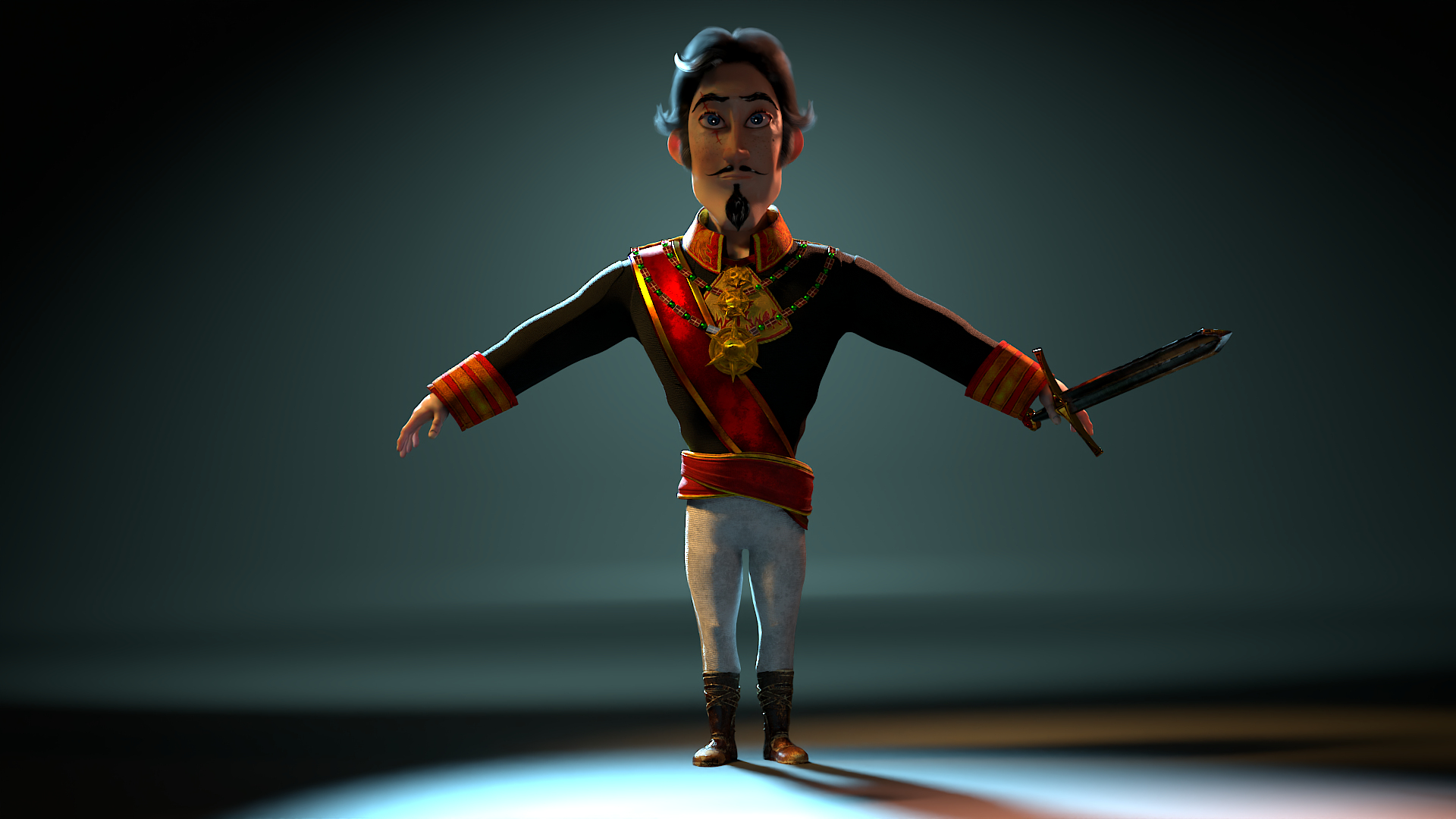 Conquistador General And Governor 3D Model - TurboSquid 2278349