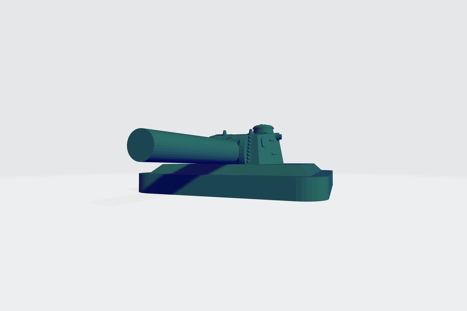 3D Type 5 Turret Bunker Model - TurboSquid 2251747