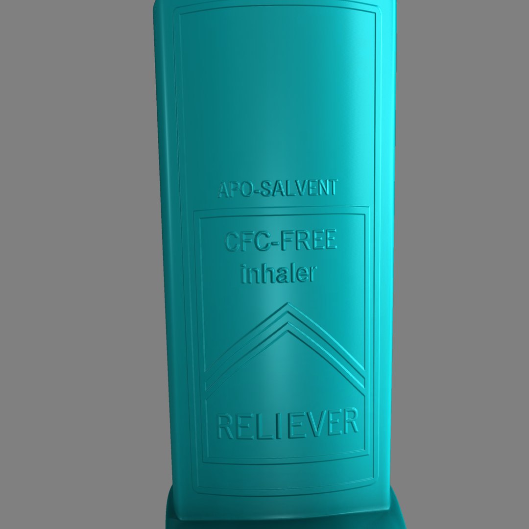 Asthma Inhaler Spacer 3d Model