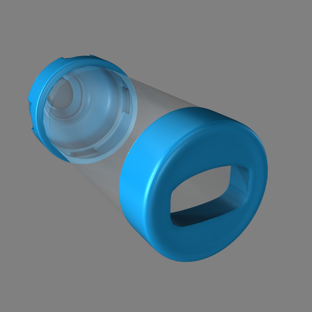 Asthma Inhaler Spacer 3d Model