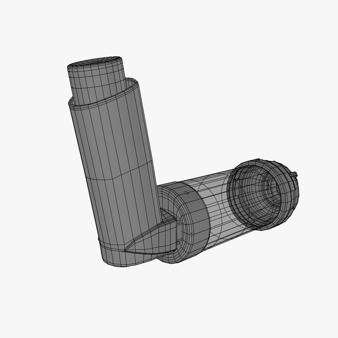 Asthma Inhaler Spacer 3d Model