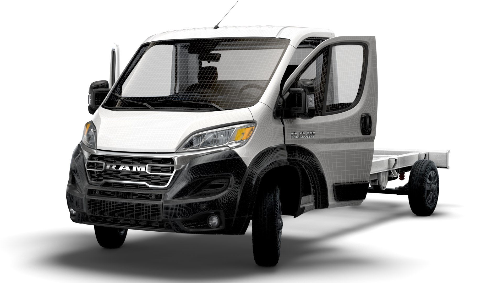 RAM Promaster Chassis HQ Interior Single Cab 4300 WB 2023 model ...