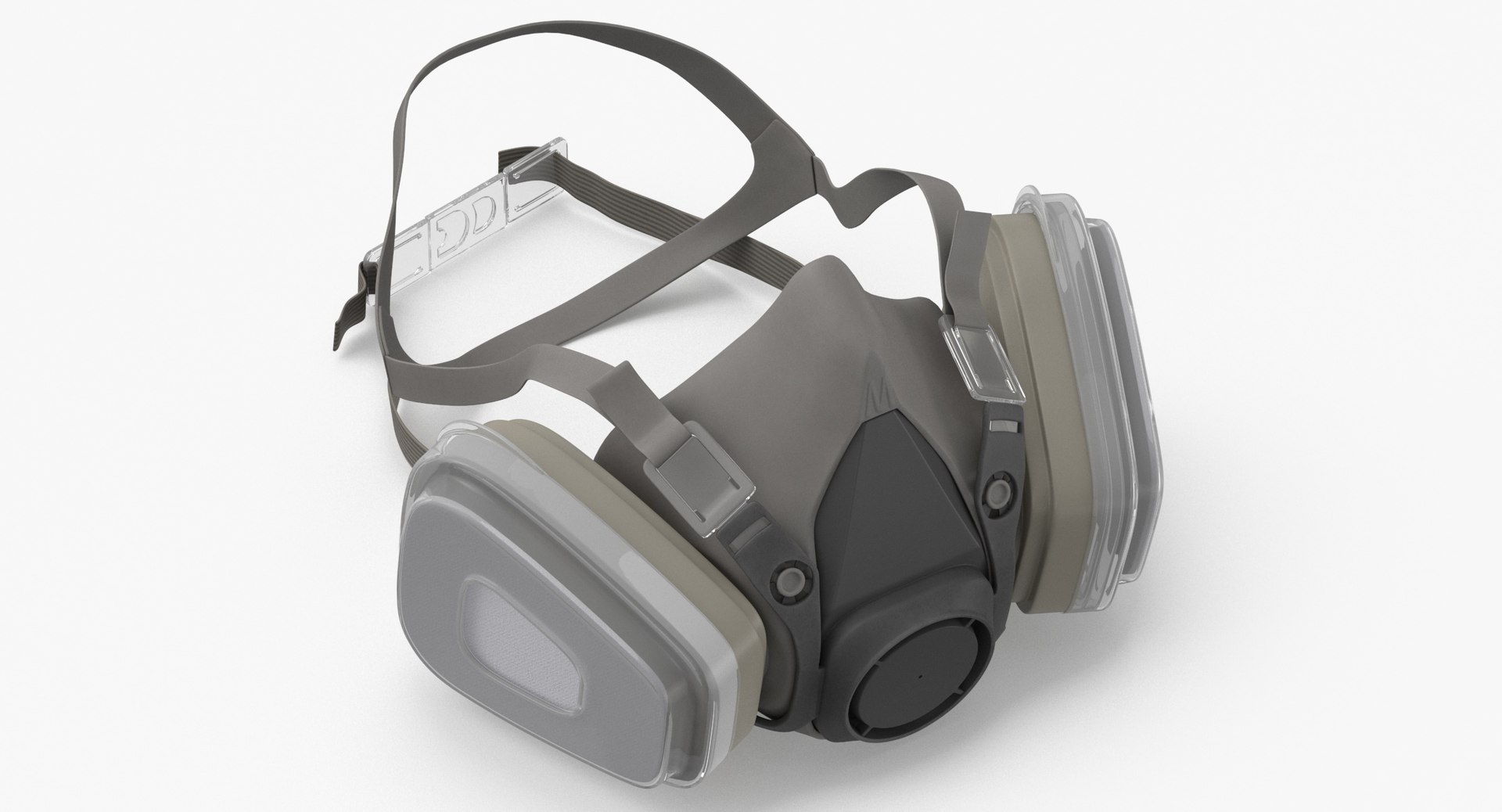 Paint Respirator Pose 02 Clean 3D Model - TurboSquid 2101979