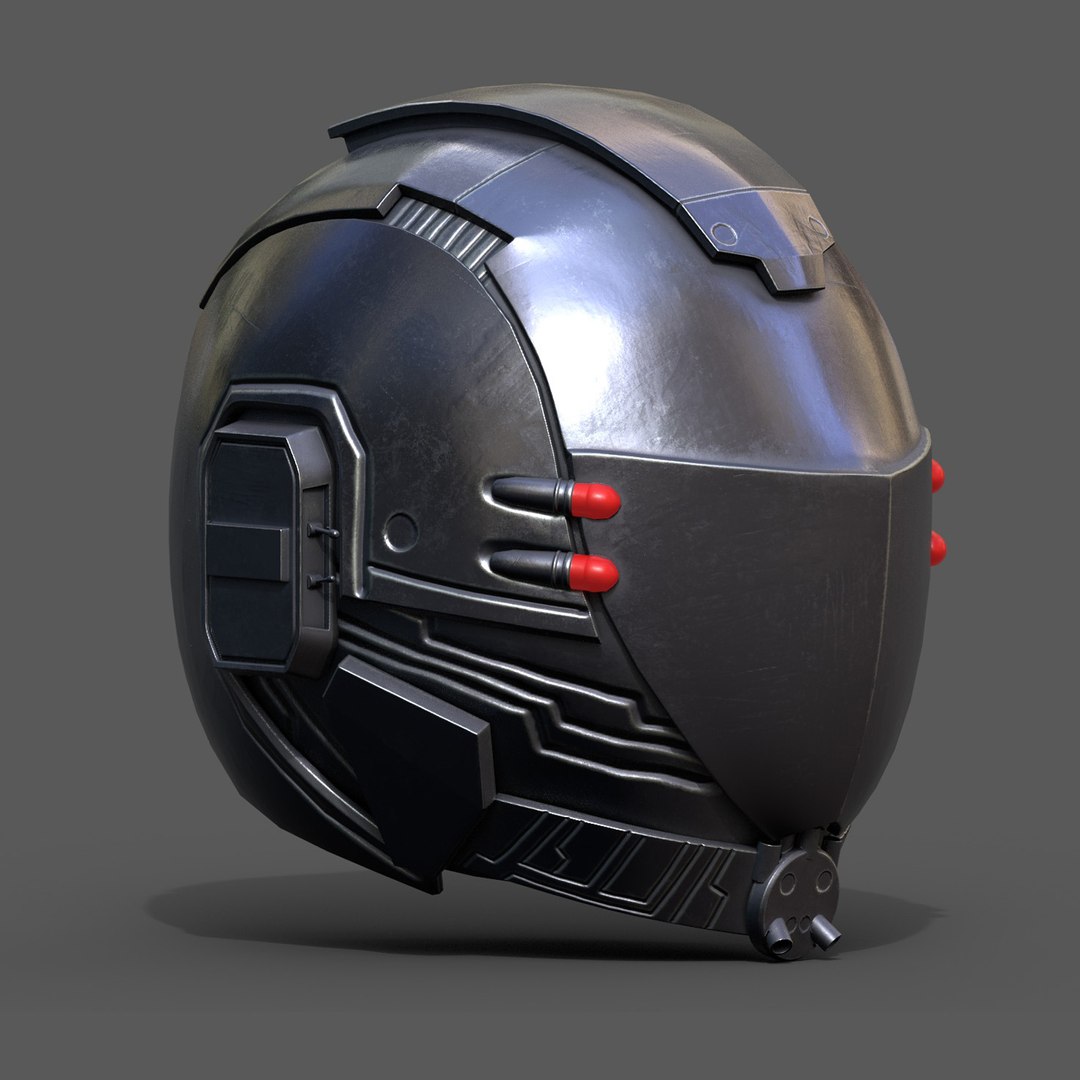 3D Helmet Sci Fi Model - TurboSquid 1501768