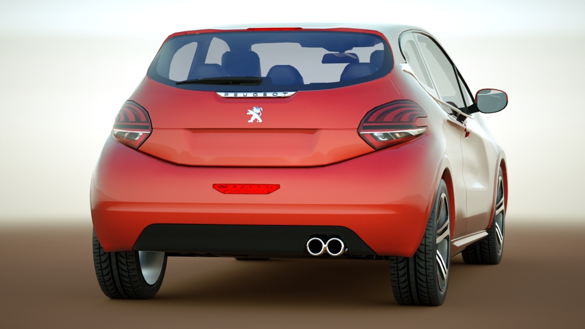 3D 2017 Peugeot 208 - TurboSquid 1219114