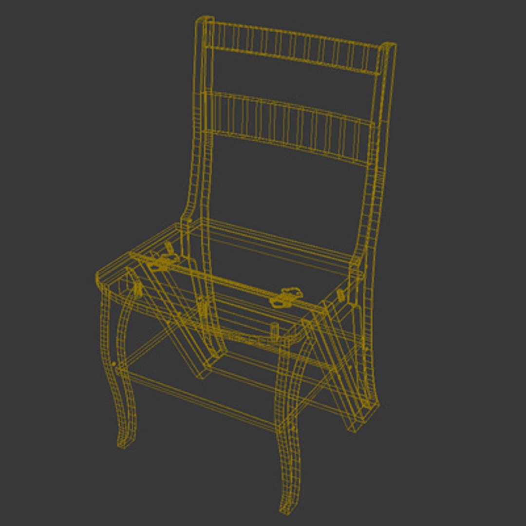 3d Library Chair
