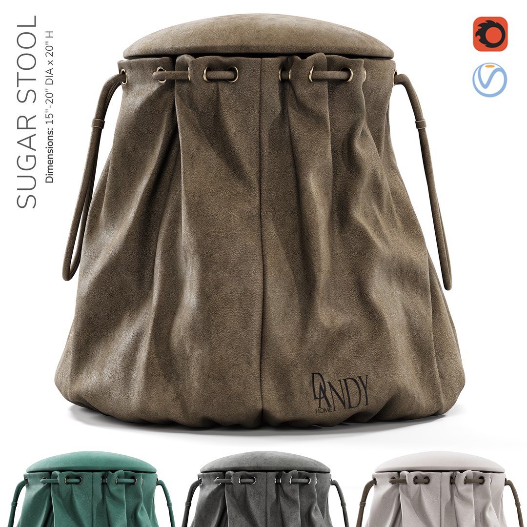 GAMMA SUGAR STOOL 3D - TurboSquid 1973616