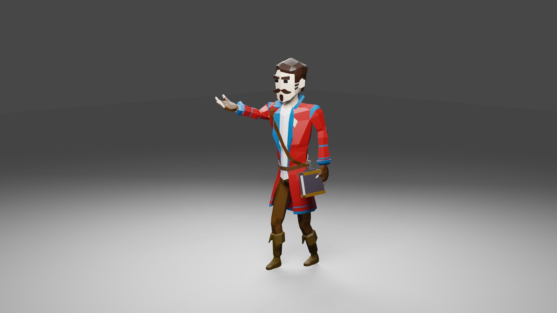 3D Low Poly Mage - TurboSquid 1864778