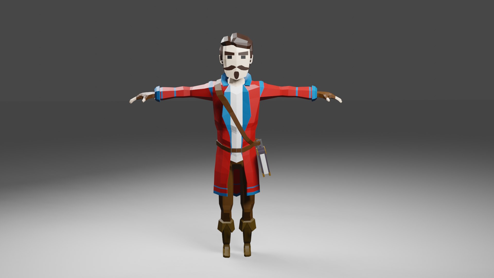 3D Low Poly Mage - TurboSquid 1864778