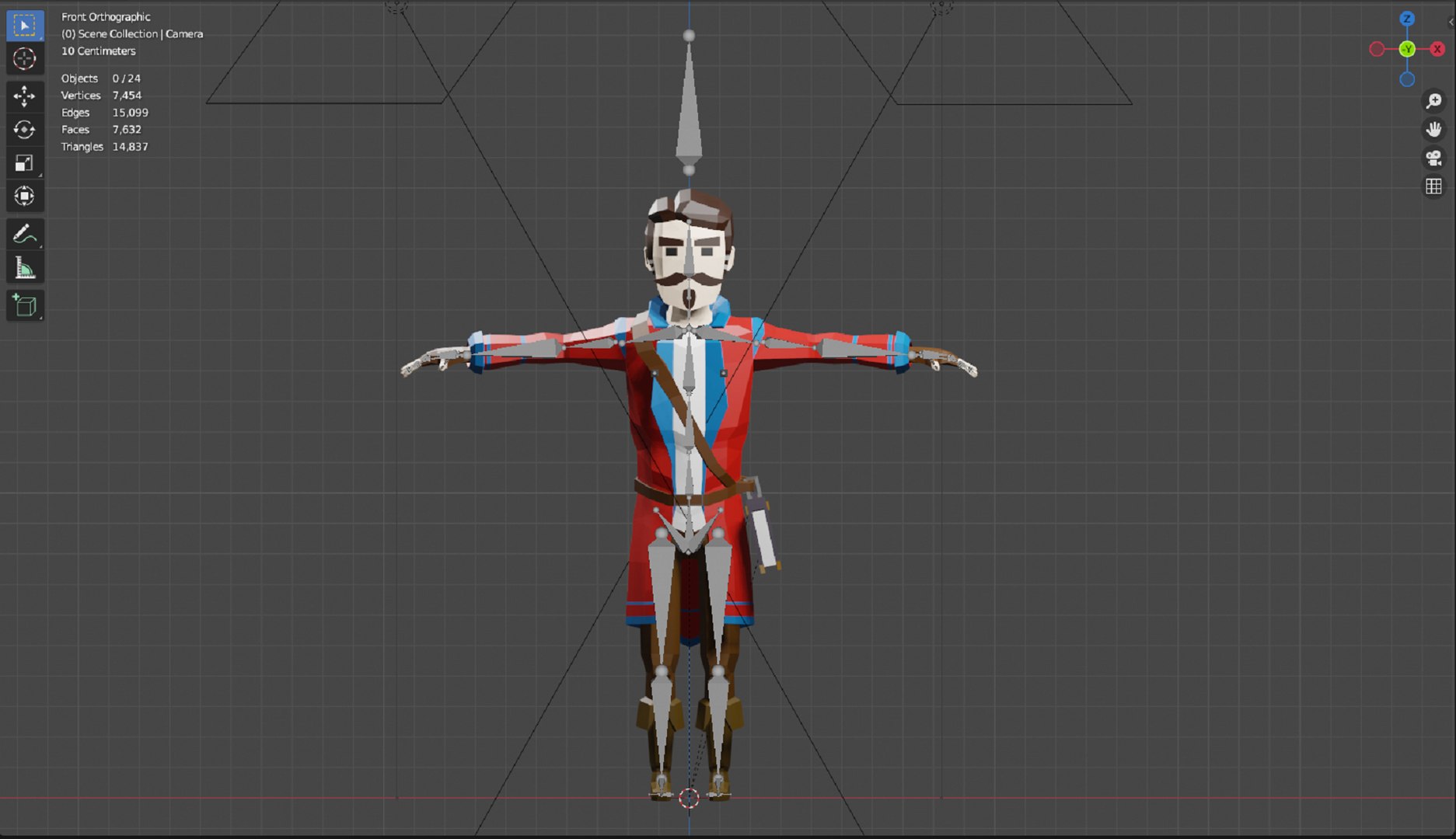 3D Low Poly Mage - TurboSquid 1864778