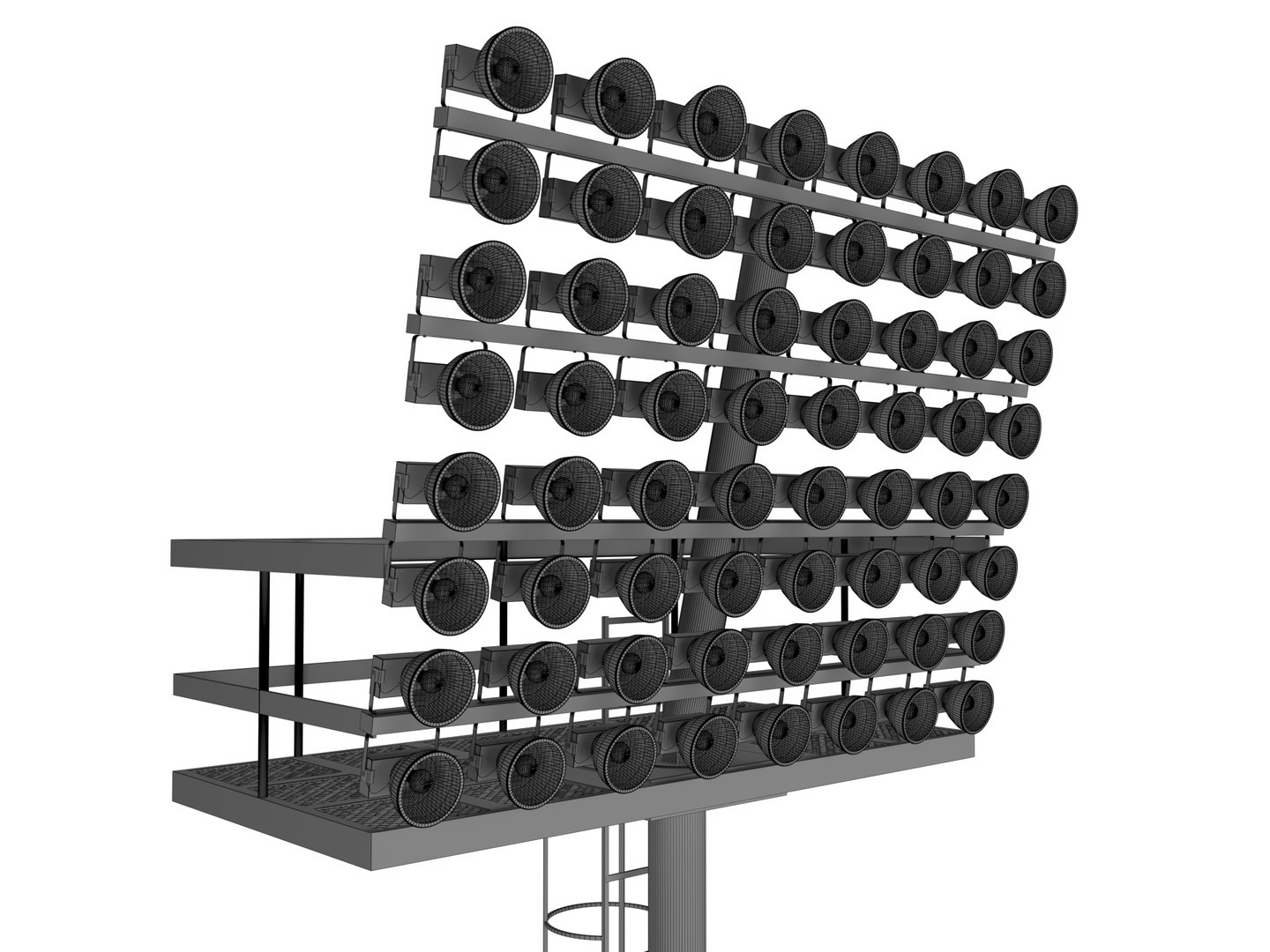 Stadium Light 2 Model - TurboSquid 1528823