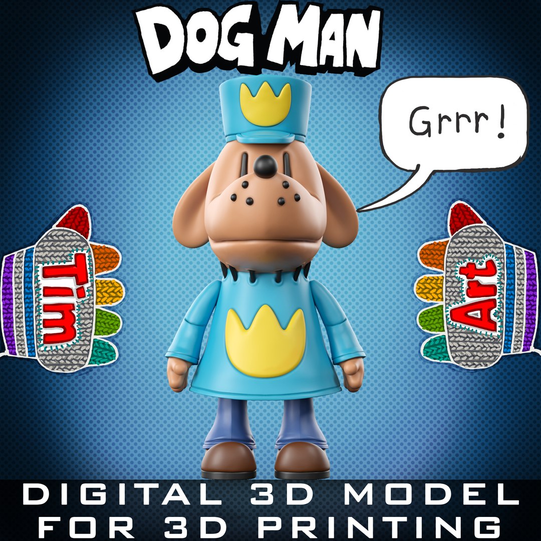 DogMan 3D - TurboSquid 2223901