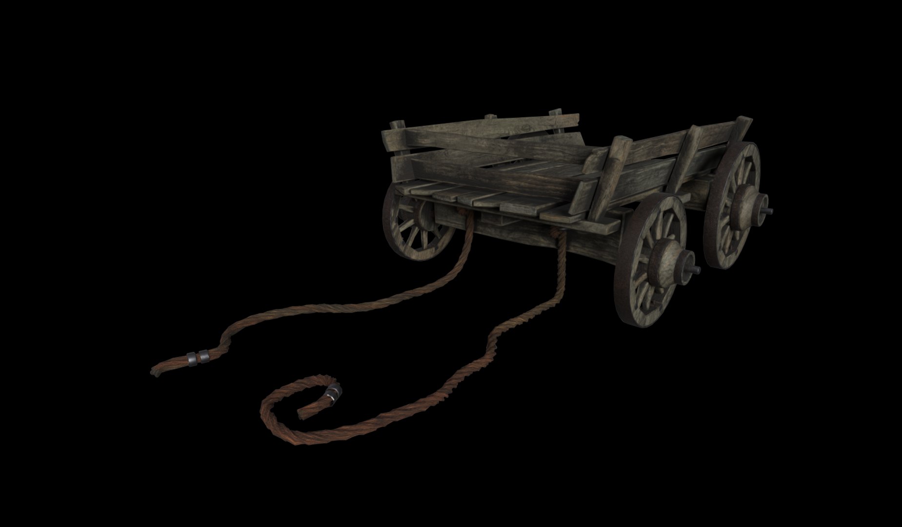 Old Barrow 3D Model - TurboSquid 1252230
