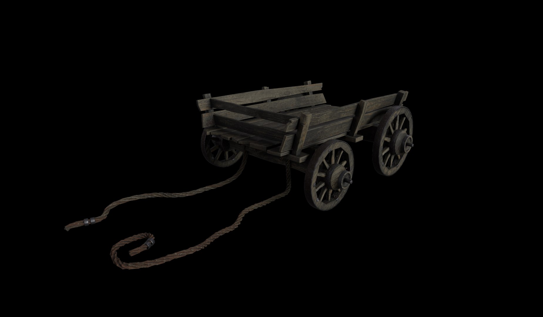 Old Barrow 3D Model - TurboSquid 1252230