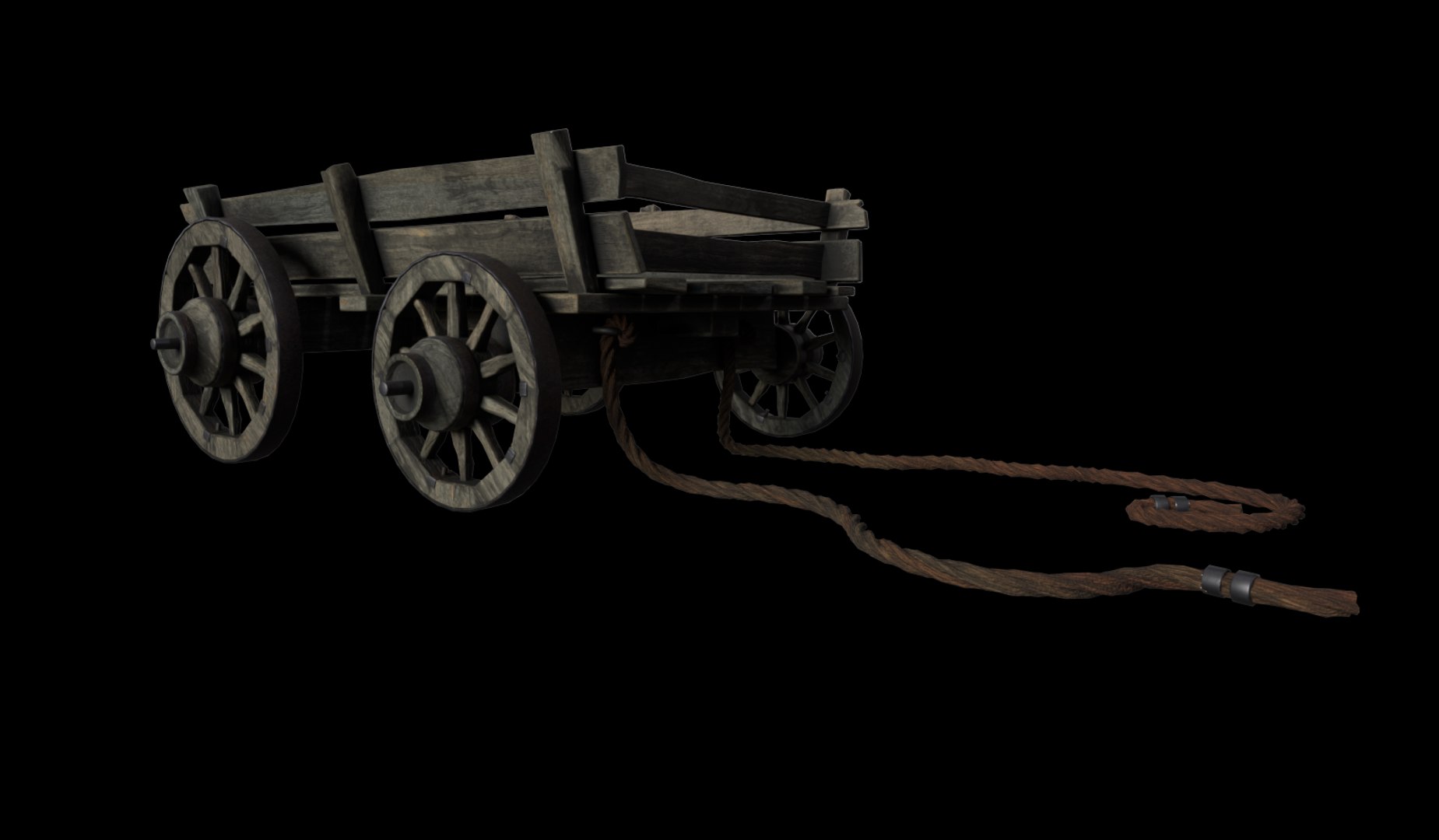 Old Barrow 3D Model - TurboSquid 1252230