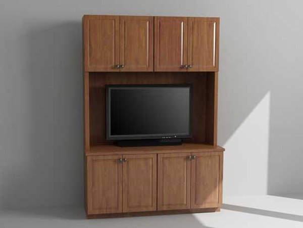 3d wall units model