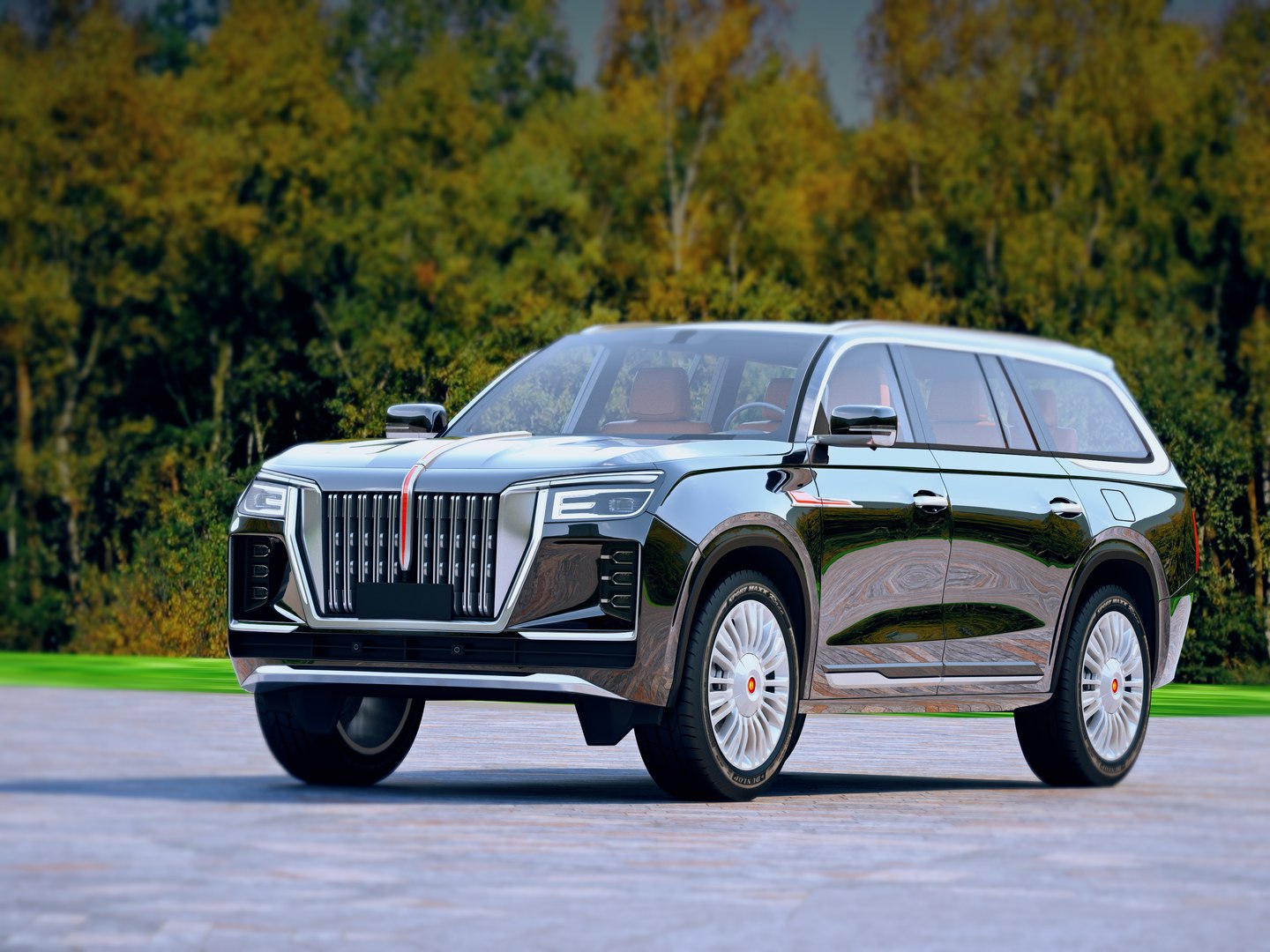 modelo 3d Hong Qi ls7 - TurboSquid 2047675