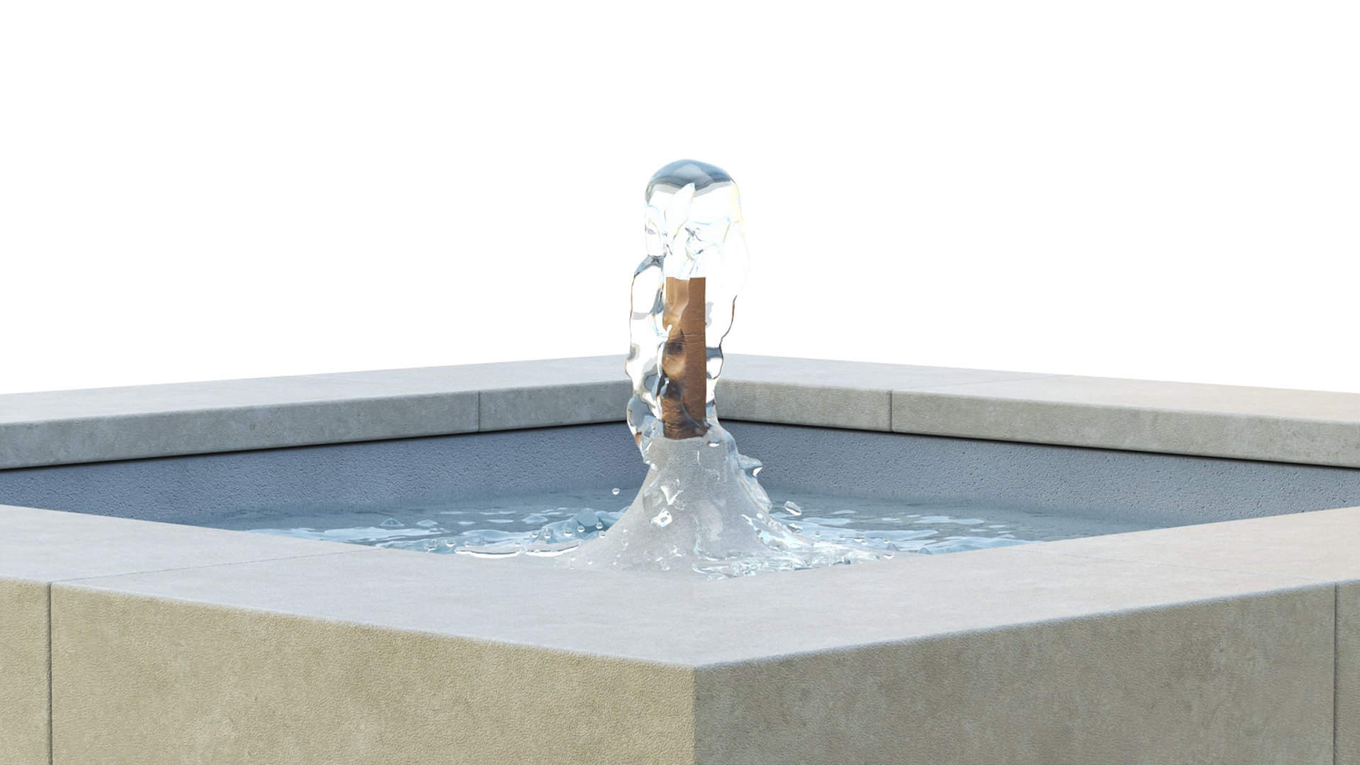 Concourse Fountain 3D Model - TurboSquid 2097757