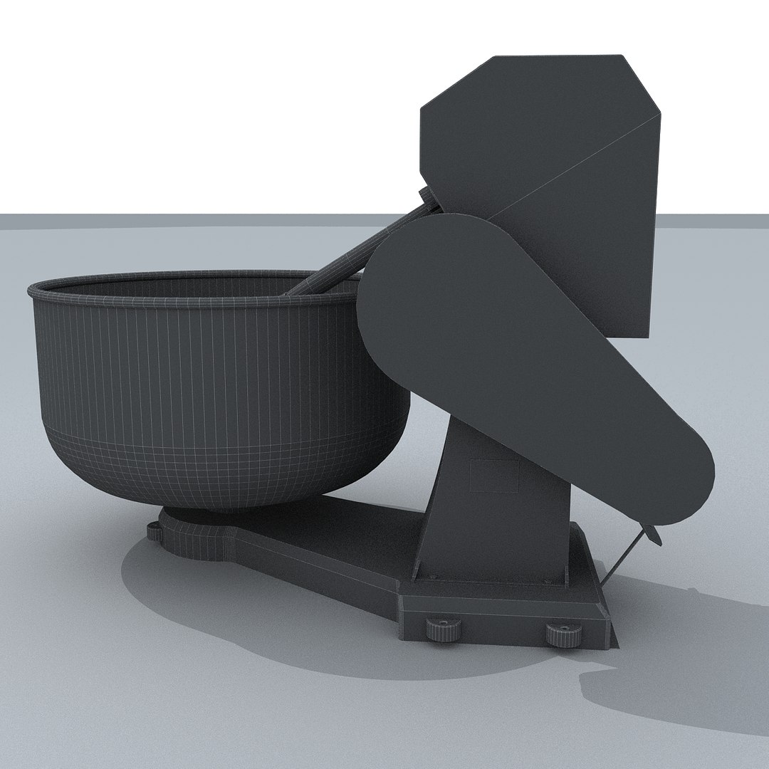 Dough Kneader Bakery - 3D Model - TurboSquid 1293979