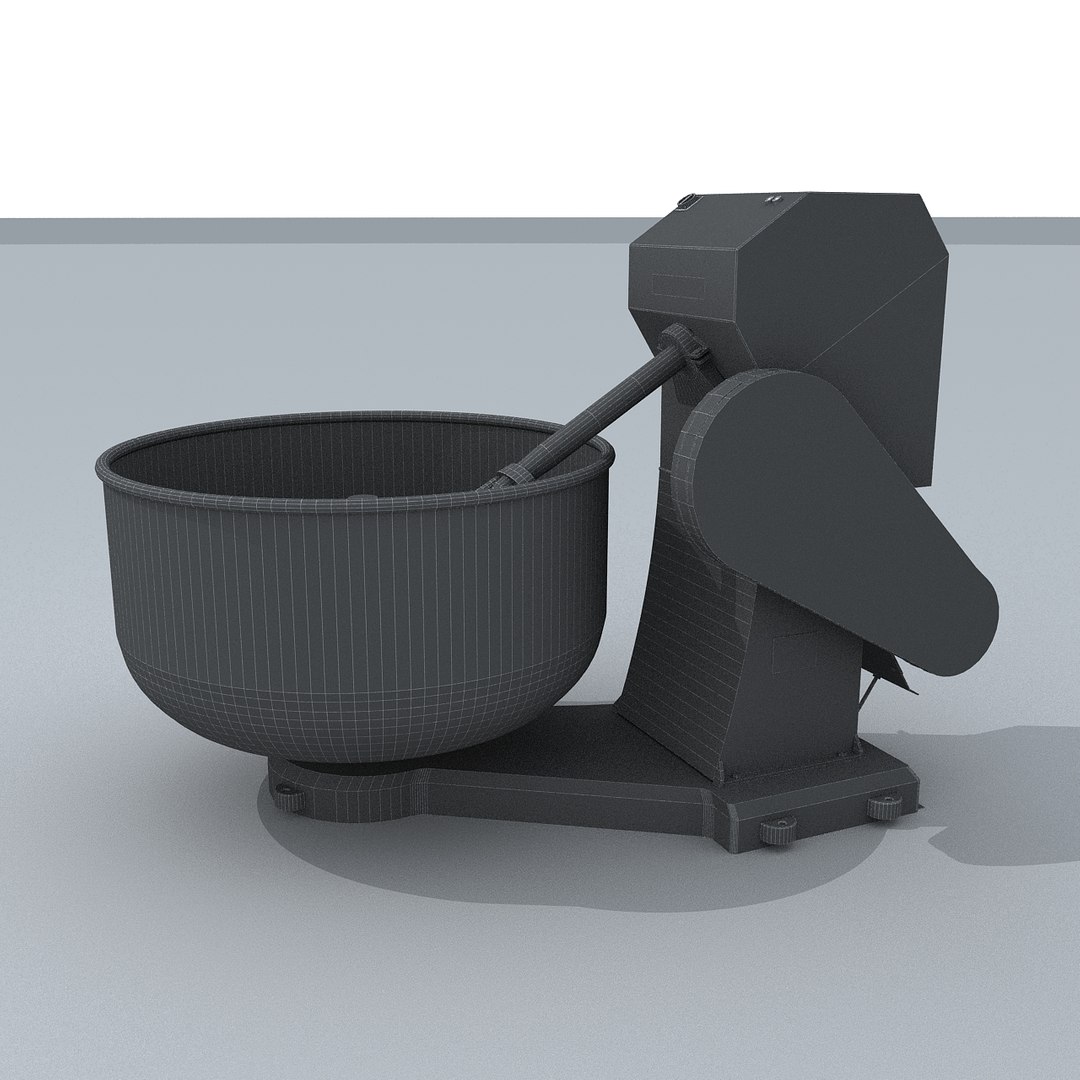 Dough Kneader Bakery - 3D Model - TurboSquid 1293979