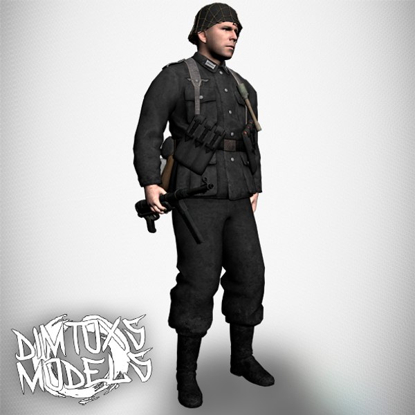 modelo 3d Soldados alemanes ww2 - TurboSquid 1192561