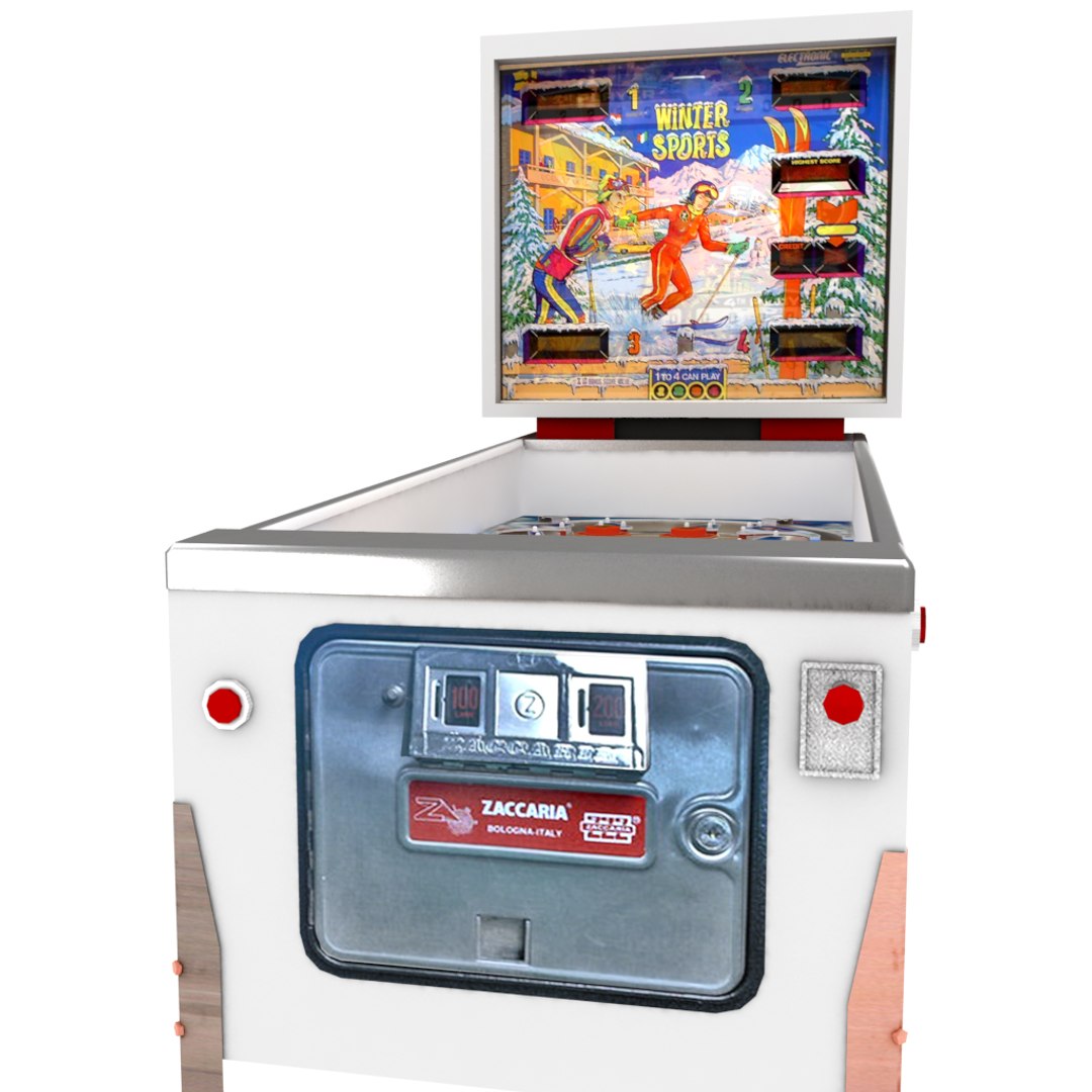 Winter Sports Pinball 3D - TurboSquid 1411364