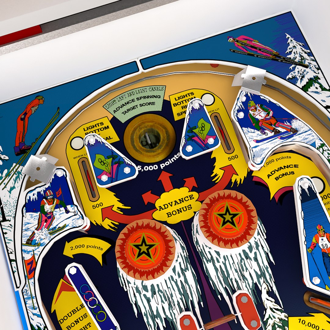 Winter Sports Pinball 3D - TurboSquid 1411364