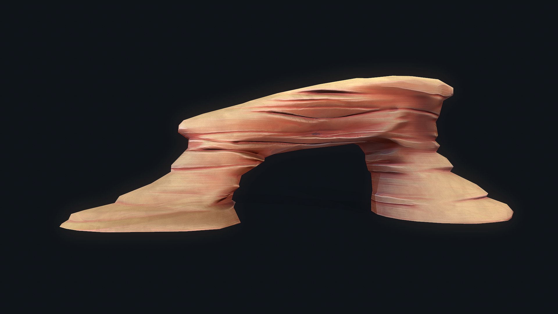 Stylized Desert Rock 6 3D Model - TurboSquid 2134719