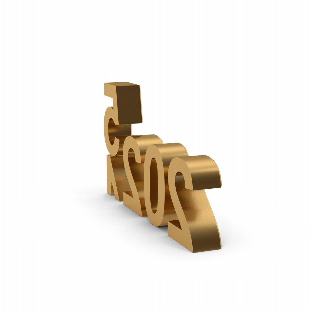 3D Gold 2024-2025 - TurboSquid 2407433