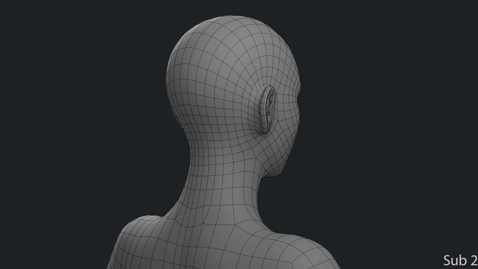 3D Base Mesh Female Model - TurboSquid 1735421