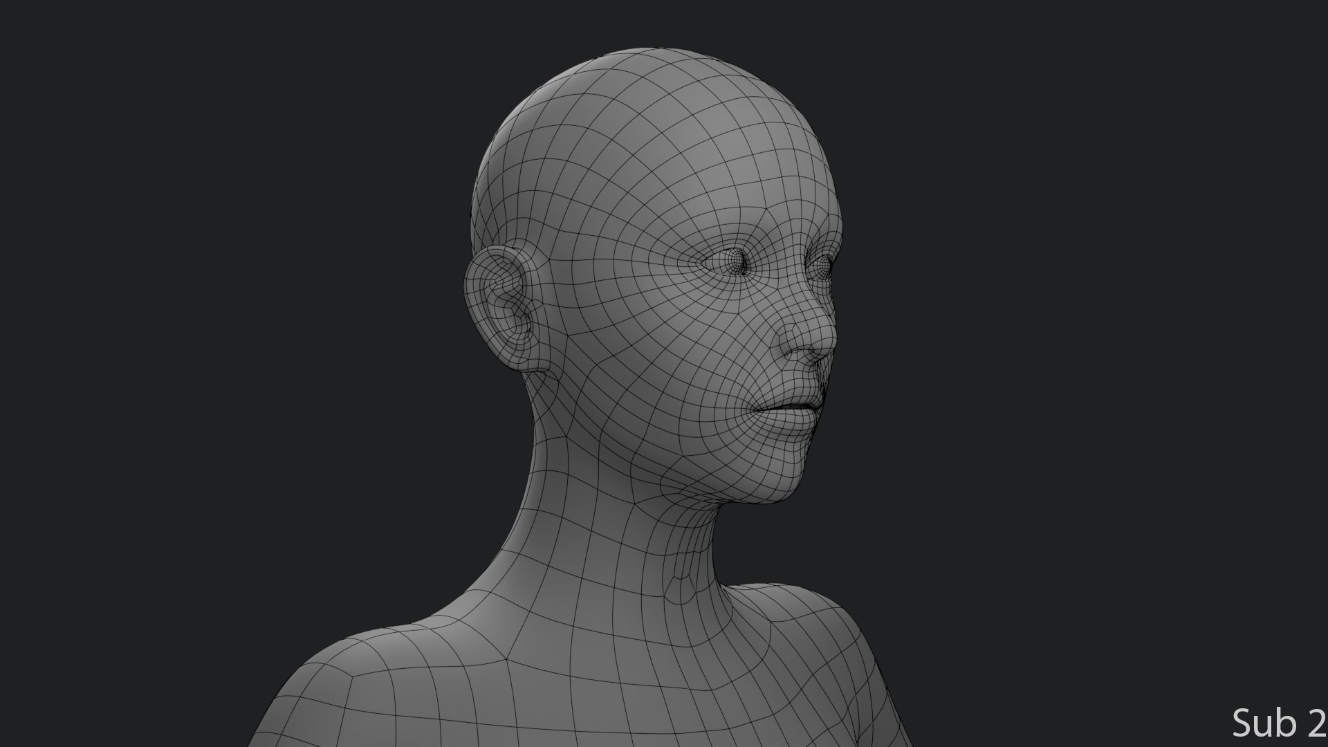 3D Base Mesh Female Model - TurboSquid 1735421