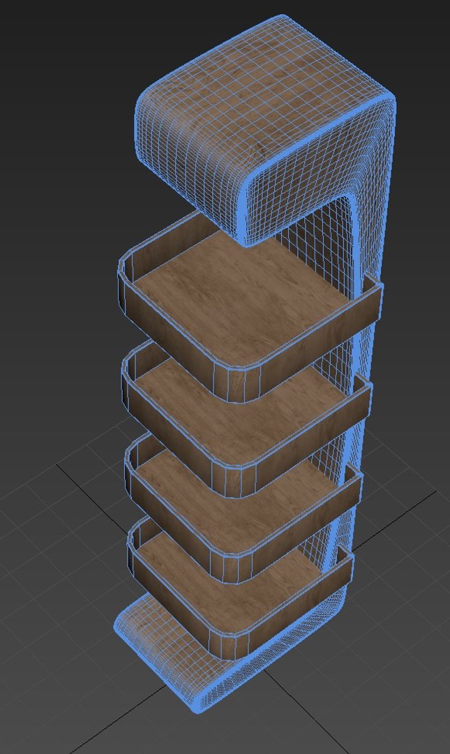 Wood stand 3D model - TurboSquid 1260616