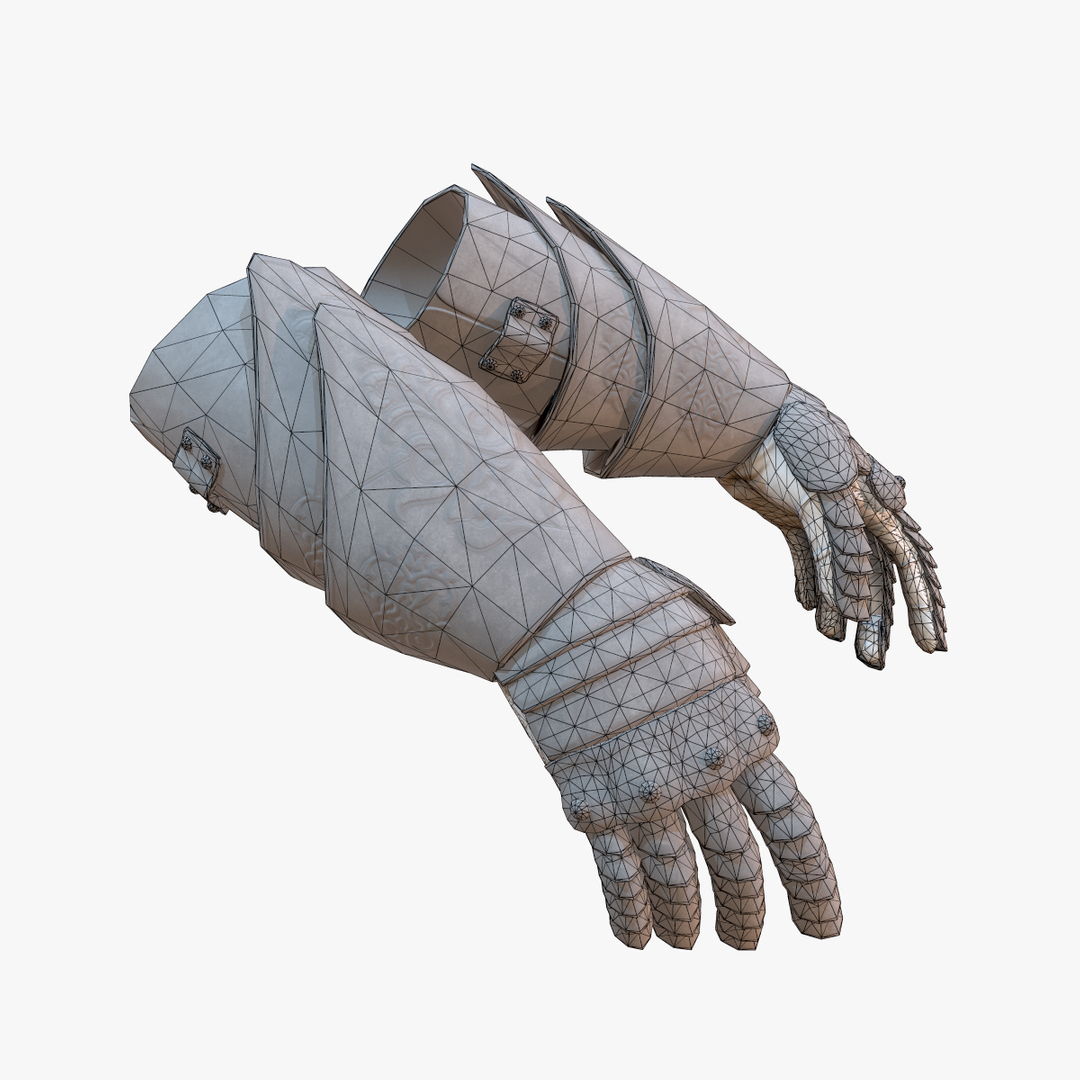 3D medieval armor gloves model - TurboSquid 1152867