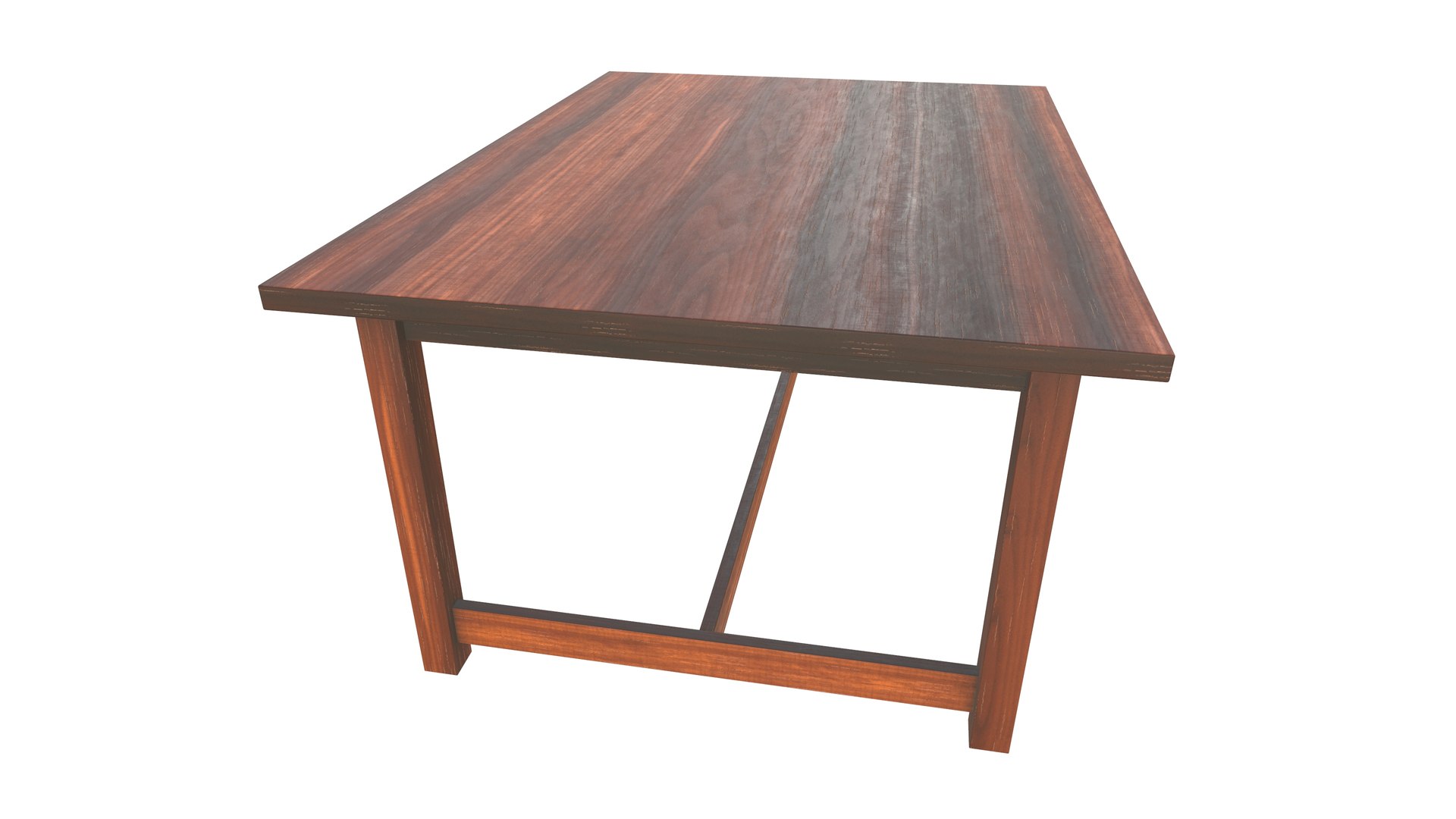 3D Wooden Table 3D Model AR VR PBR - TurboSquid 1996448