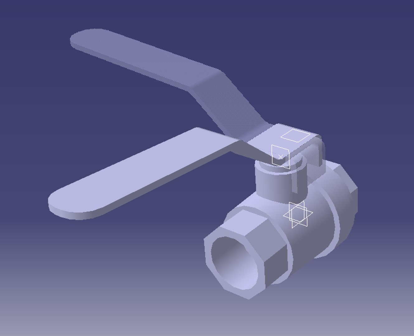3d Ball Valve Model