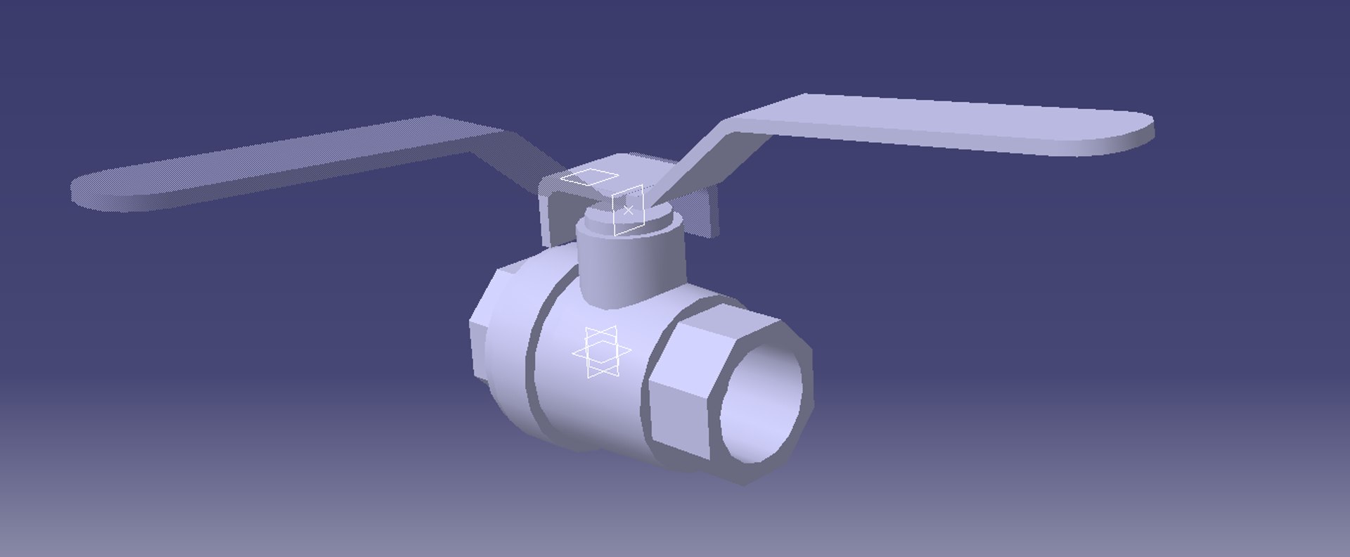3d Ball Valve Model