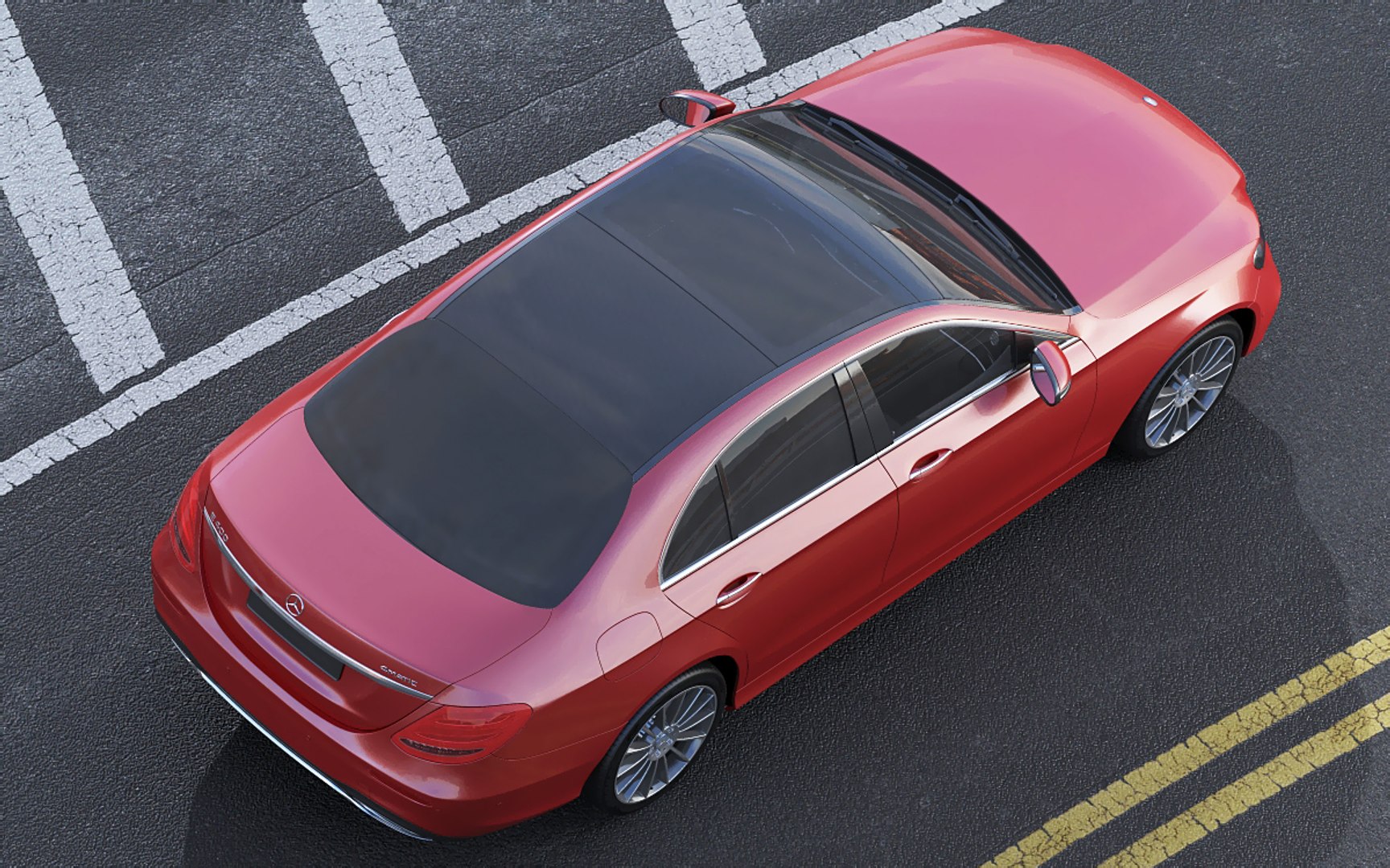 3d Mercedes E-class E Model